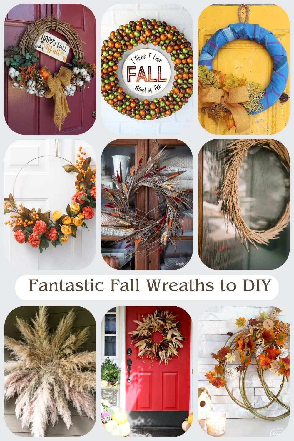 19 Creative DIY Fall Wreaths » Grow Beauty With Ease