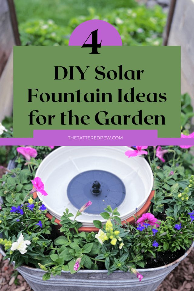 4 DIY Solar Fountain Ideas for the Garden » Grow Beauty With Ease