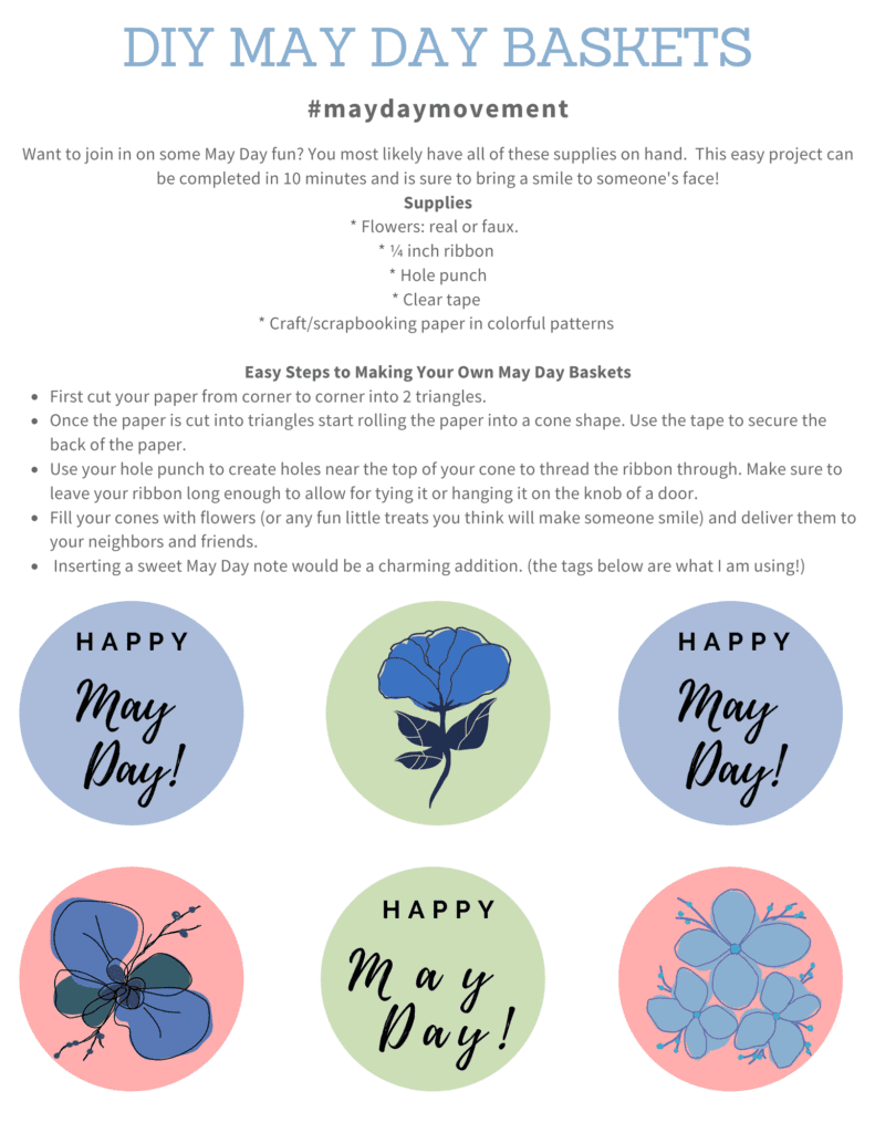 Easy DIY Paper May Day Baskets » Grow Beauty With Ease