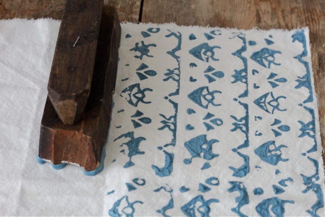 DIY Block Printing On Fabric » Grow Beauty With Ease