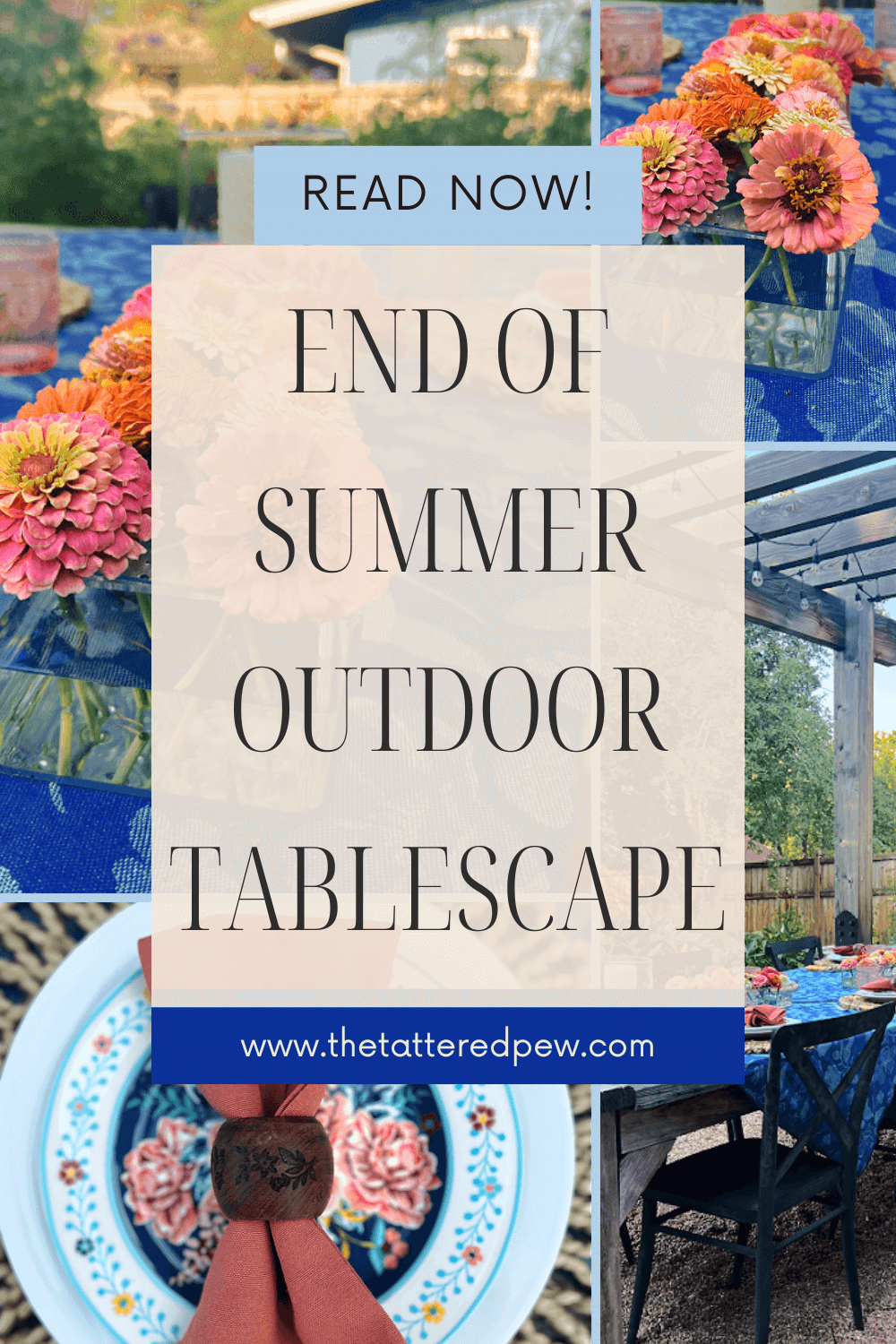End of Summer Outdoor Tablescape » Grow Beauty With Ease
