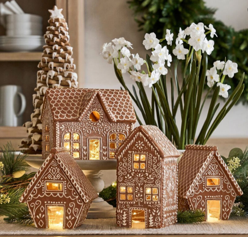 Gingerbread House Holiday Decor » Grow Beauty With Ease