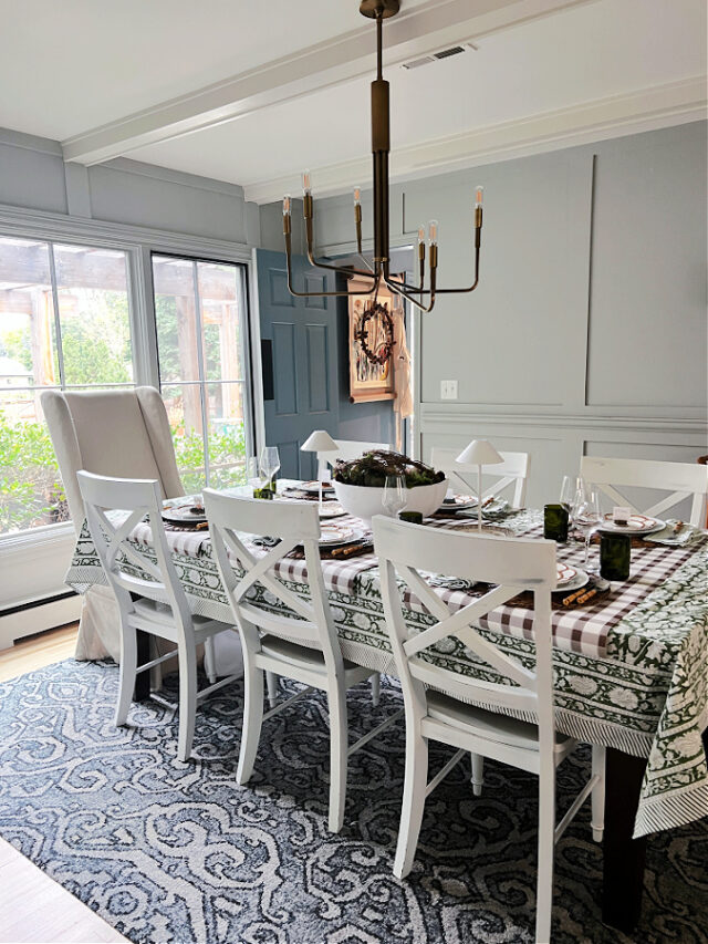 How to Style and Set a Simple Thanksgiving Table » Grow Beauty With Ease