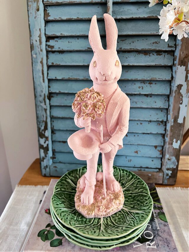 Simple and Sweet DIY Painted Easter Bunny » Grow Beauty With Ease
