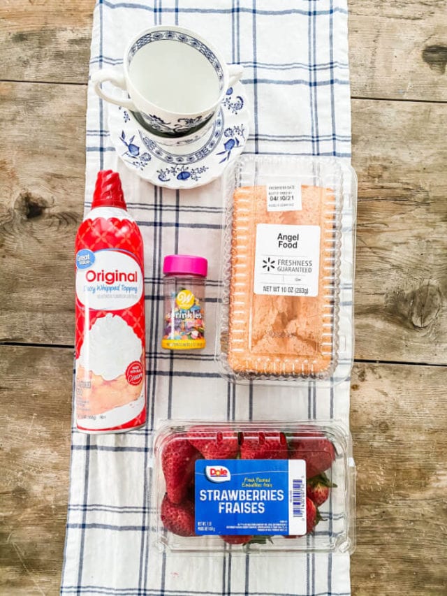 2 Minute Angel Food Cake In Tea Cups » Grow Beauty With Ease