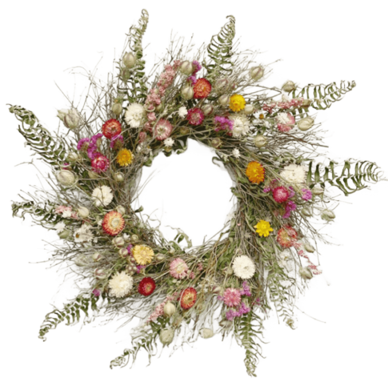 29 Lovely and Colorful Spring Wreaths for Your Front Door » Grow Beauty ...