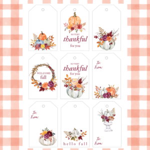 18 Gorgeous Fall Floral Gift Tags (Free Printables Included) » Grow ...