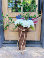 DIY Patriotic Door Basket » Grow Beauty With Ease