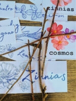 Free Printable Garden Markers For Flowers and Herbs » Grow Beauty With Ease