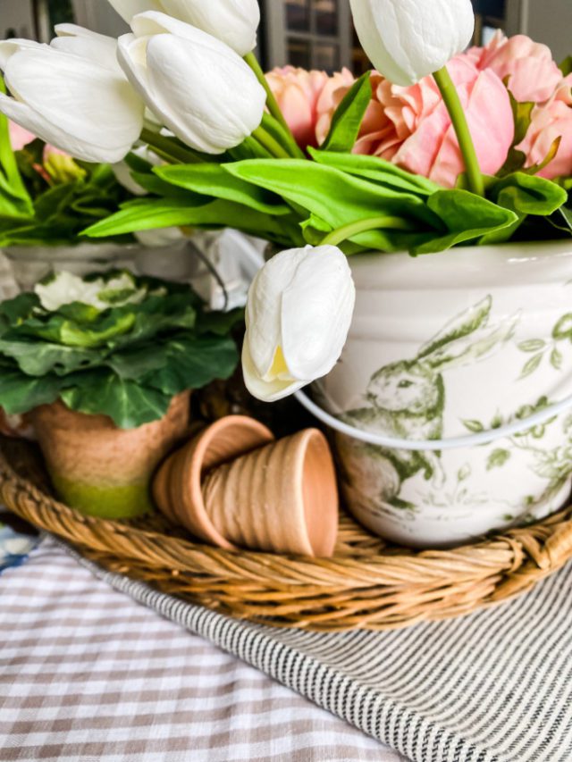 How To Set A Pretty Easter Table » Grow Beauty With Ease