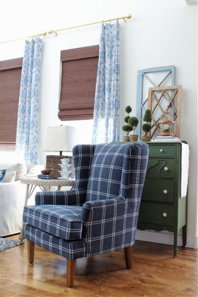 Our New Blue Accent Chair From Wayfair » Grow Beauty With Ease