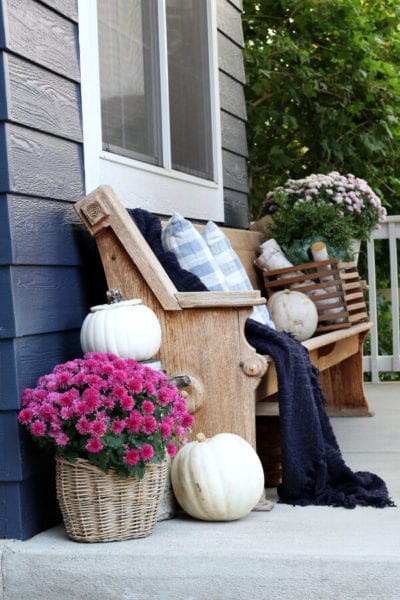 A Pink and Purple Fall Porch » Grow Beauty With Ease