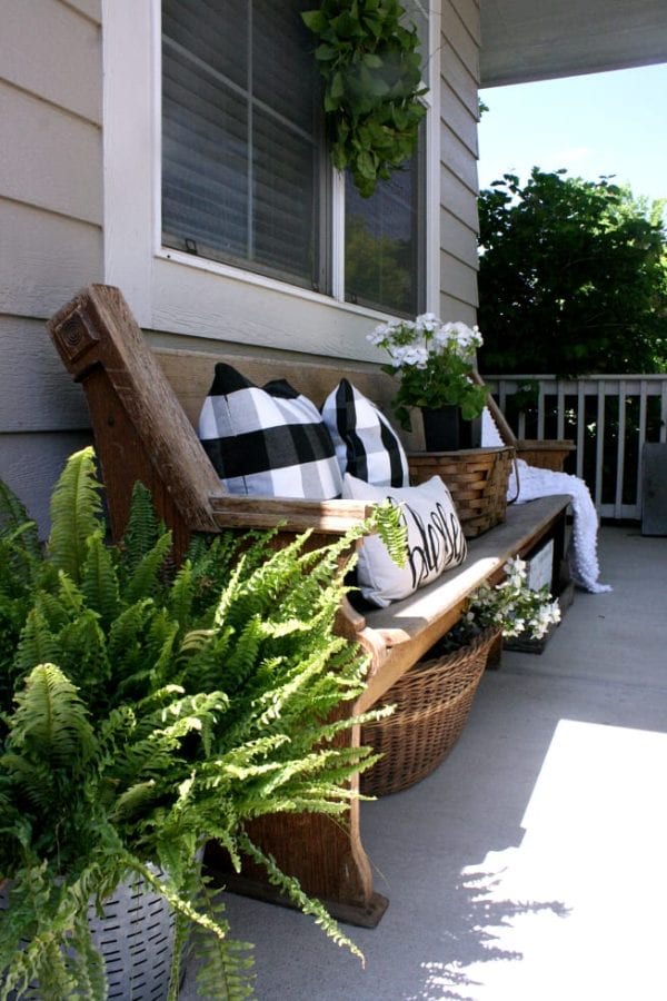 A Pew for our Porch! » Grow Beauty With Ease