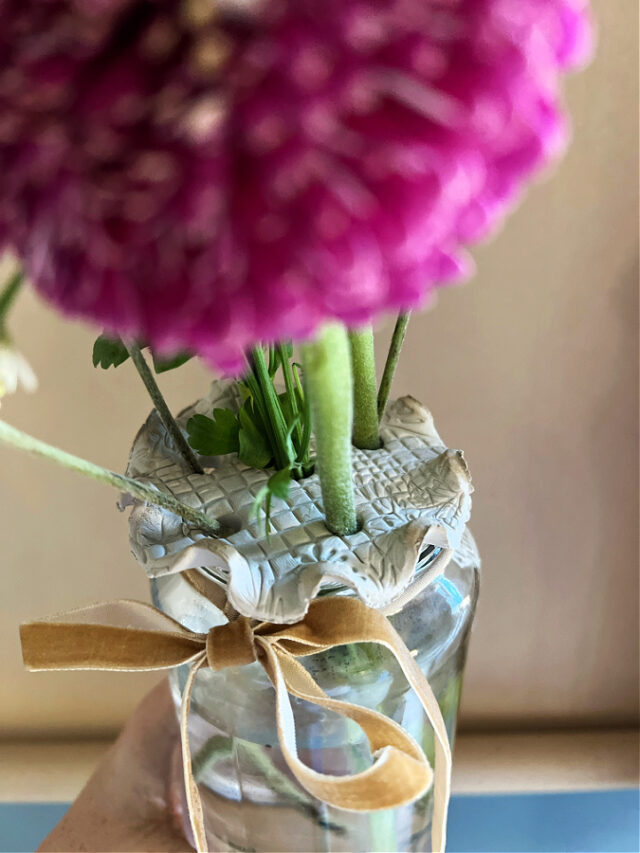 How to Make Easy DIY Air Dry Clay Flower Frogs » Grow Beauty With Ease