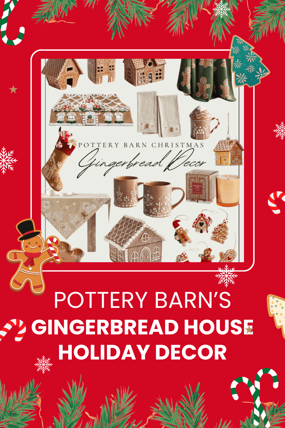 Gingerbread House Holiday Decor » Grow Beauty With Ease