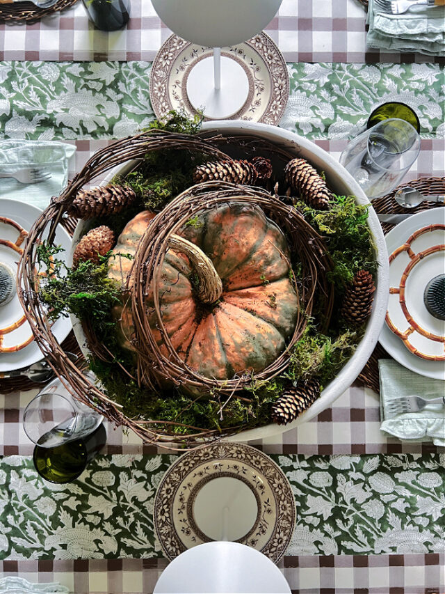 A Simple and Organic Easy to Make Fall Centerpiece » Grow Beauty With Ease