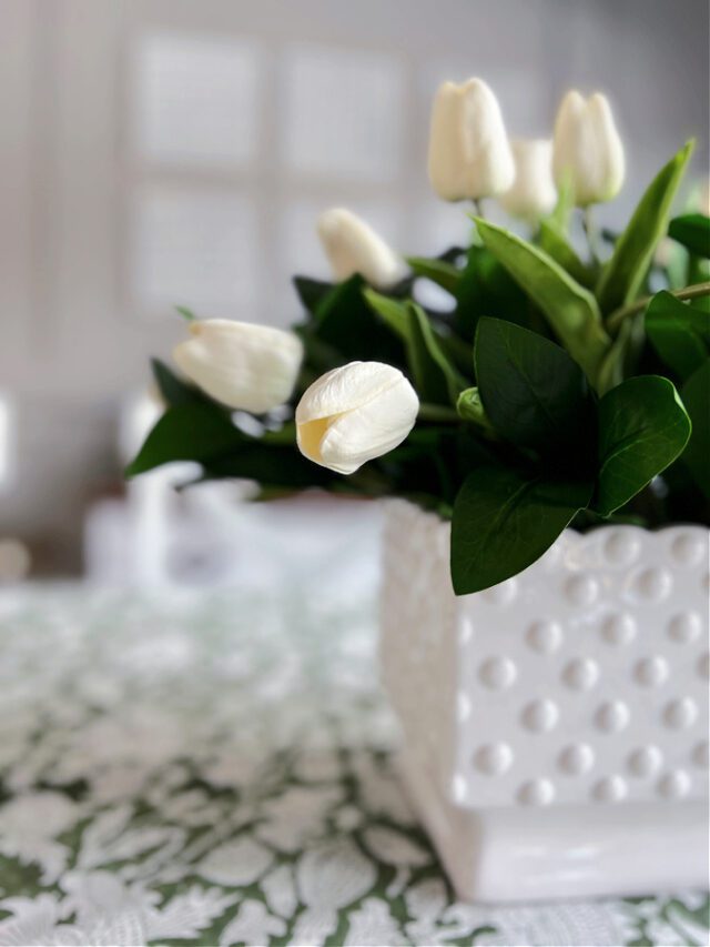 Simple 3 Step Spring Floral Arrangement » Grow Beauty With Ease