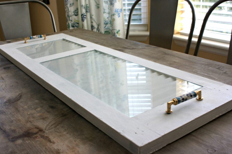 Simple DIY Tray Made From An Old Shutter » Grow Beauty With Ease