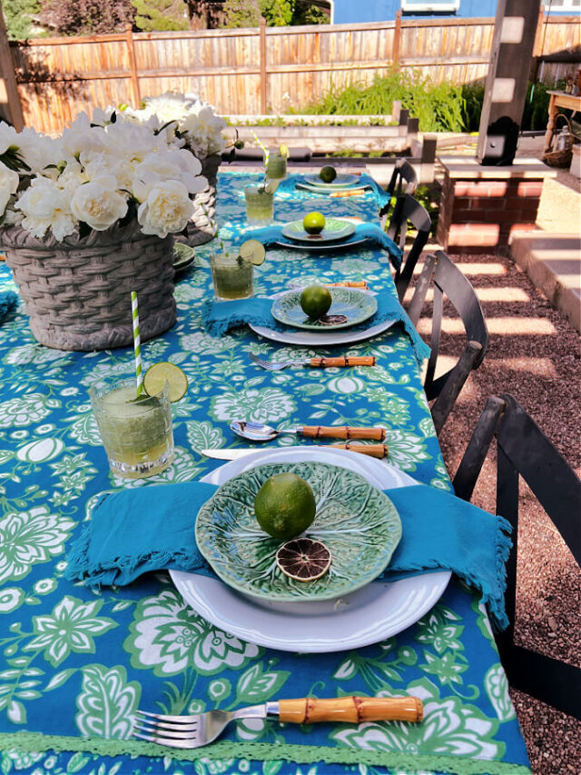 An Elegant Outdoor Tropical Tablescape » Grow Beauty With Ease