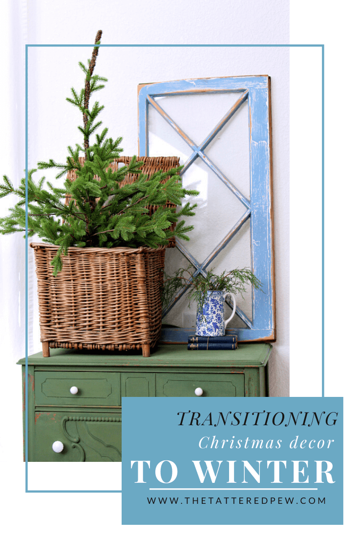 How To Transition Your Decor from Christmas to Winter » The Tattered Pew